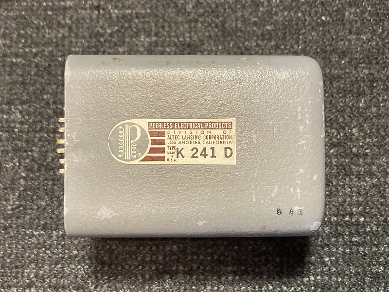 Vintage Peerless K-241D Transformer - Holy Grail Mic Line MC | Reverb