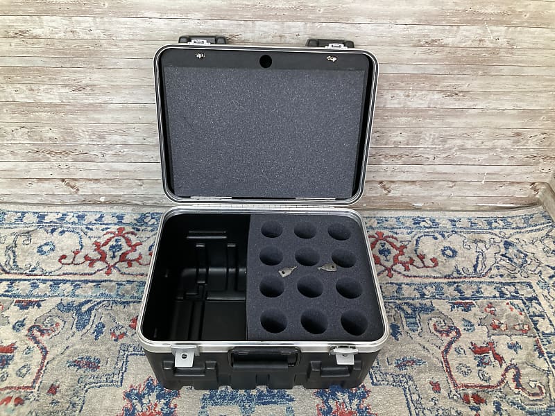 12 Slotted Mic Carry Case | Reverb