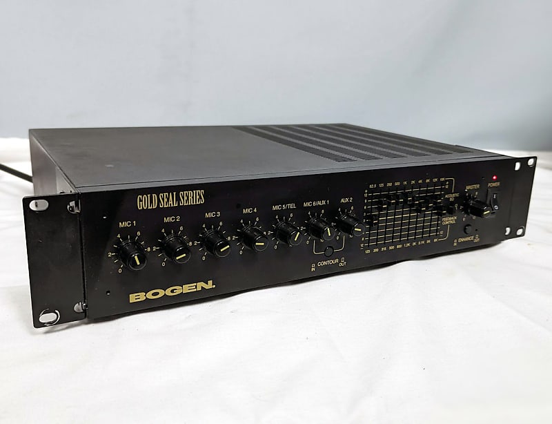 Bogen GS500D Gold Seal Series D 500W Power Amplifier with EQ | Reverb