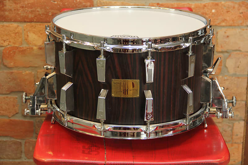 Rare Sonor 8x14 Signature Horst Link HLD 580 - ebony maccasar | Reverb