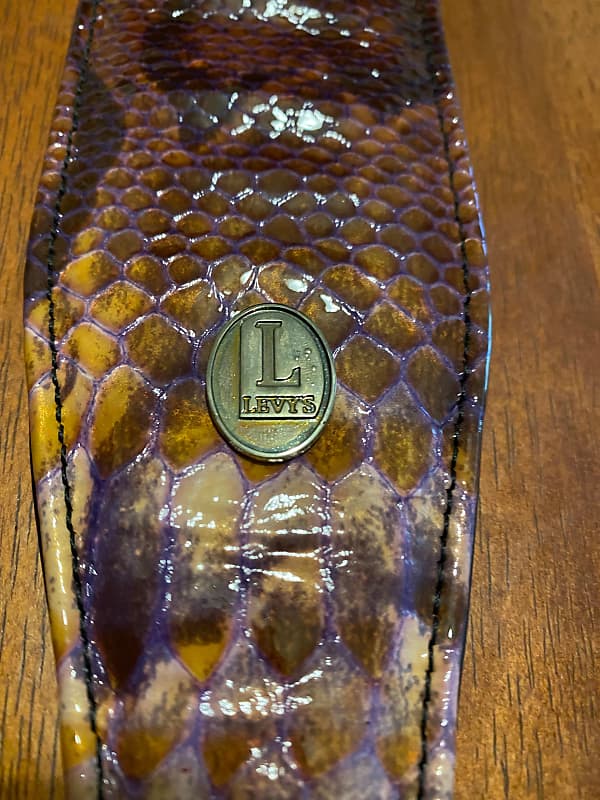 Levy's PC17ES 2 1/2" WIDE Padded Electric Snake LEATHER | Reverb