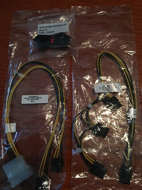 3 HDX cables - 2 power one TDM Flex | Reverb
