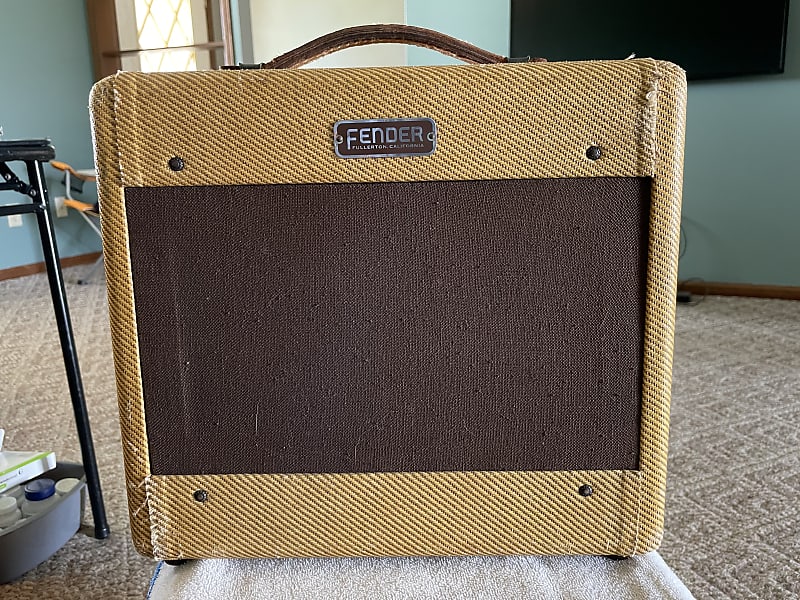 1953 Fender Princeton 5C2 Amplifier - All Original | Reverb