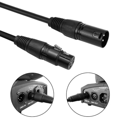 6.5Ft / 2M Dmx Cable, 8Pcs 3 Pin Dmx Cables Dmx Wires, Dmx512 | Reverb