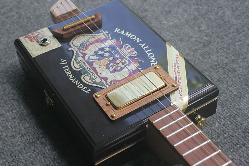 Ramon Allones Electric Cigar Box Guitar by D-Art Homemade | Reverb