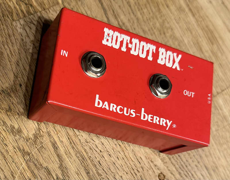 Barcus-Berry Hot-dot box - Red | Reverb