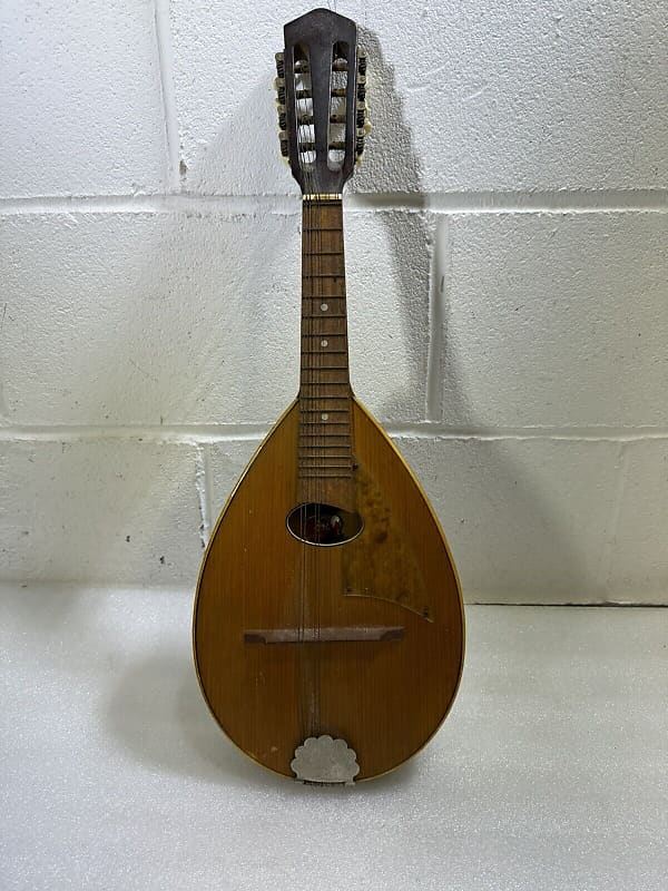Lignatone Flat Back Czech 8 String Mandoline Vintage | Reverb UK