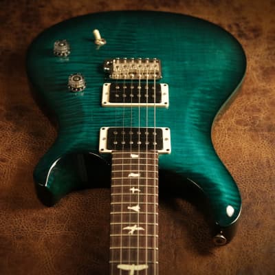 PRS CE 24 in Emerald with Satin Black Neck | Reverb