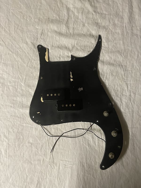 Peavey Fury Electric Bass Loaded Pickguard 1990s Black | Reverb