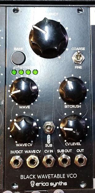 Erica Synths Black Wavetable VCO with expansion ROM 3 | Reverb