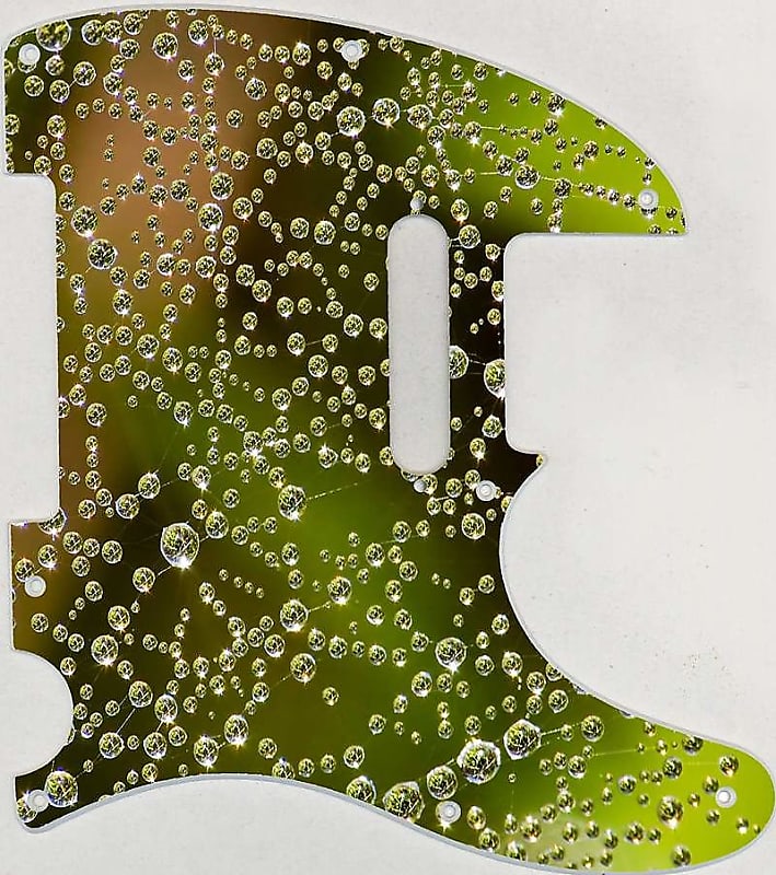 Graphical pickguard Fender Telecaster Tele Standard 8 Hole | Reverb