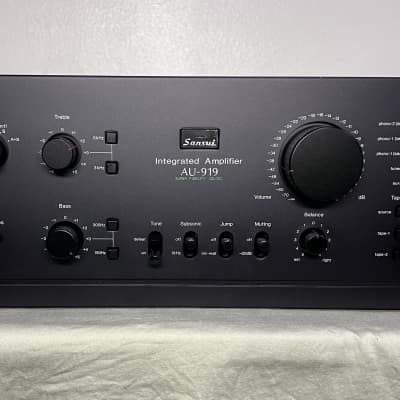 Sansui AU-919 Integrated Amplifier, Serviced & Perfect | Reverb