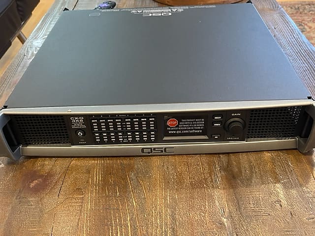 QSC CX-Q 4k8 4kw 8ch Q-SYS Network Amplifier | Reverb QSC CX-Q 4k8 4kw 8ch Q-SYS Network Amplifier | Reverb