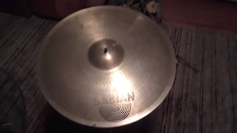 Sabian rare AA 22'' sound control ride cymbal 2443 grams. see | Reverb