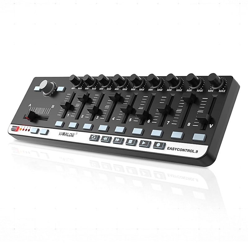 Portable Mini Usb 9 Slim-Line Control Midi Controller | Reverb