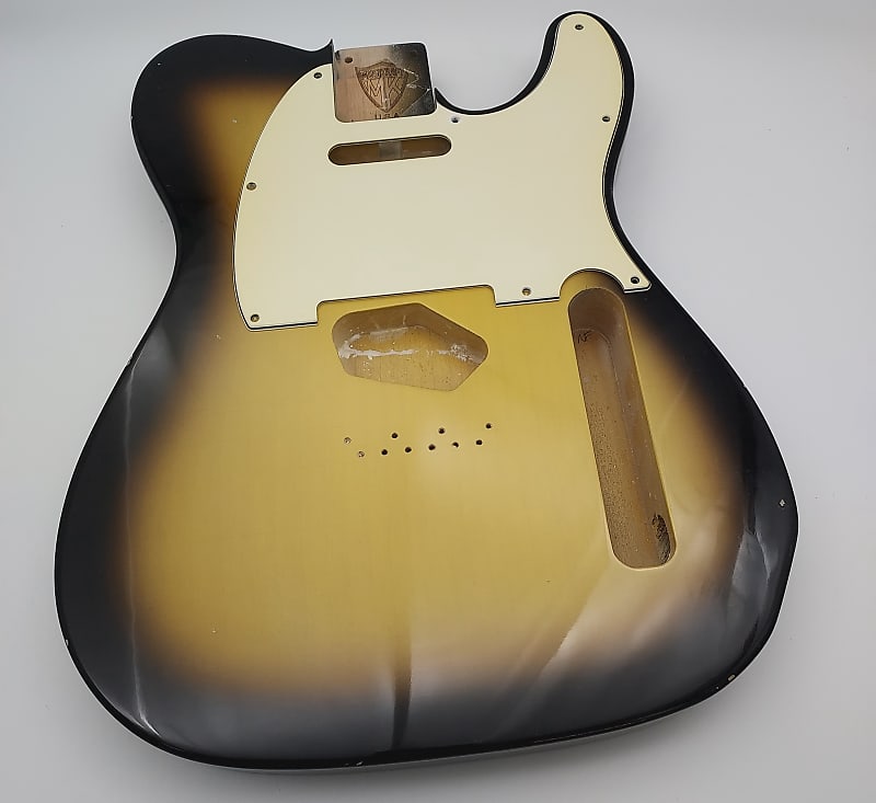 4lbs 2oz BloomDoom Nitro Lacquer Aged Relic 2 Tone Sunburst | Reverb