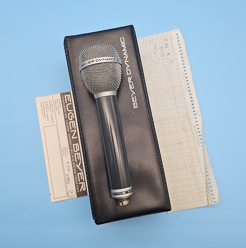 ☆Vintage 1960s Beyerdynamic M69 N w/ Adapter Cable & Original | Reverb