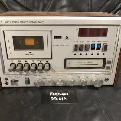 Sears Model 266 23482 050 AM/FM Tuner 8-Track Cassette Tape | Reverb