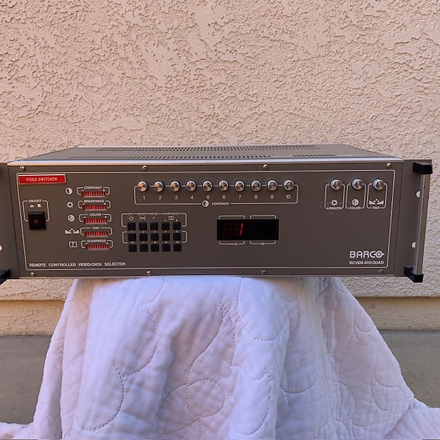 Barco RCVDS 400 QUAD SWITCHER -2000's - GRAY | Reverb