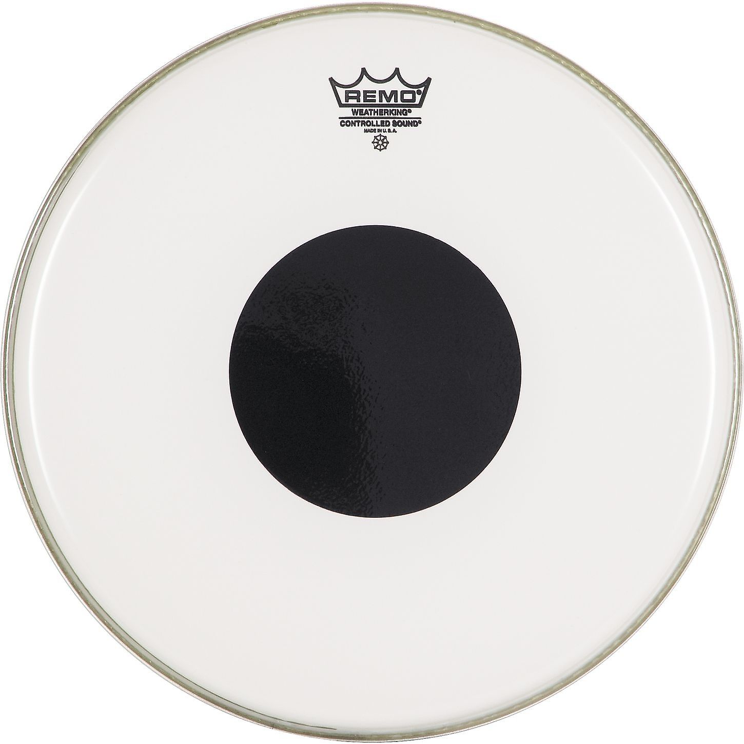 Remo Controlled Sound Top Black Dot Drum Head 14" | Reverb