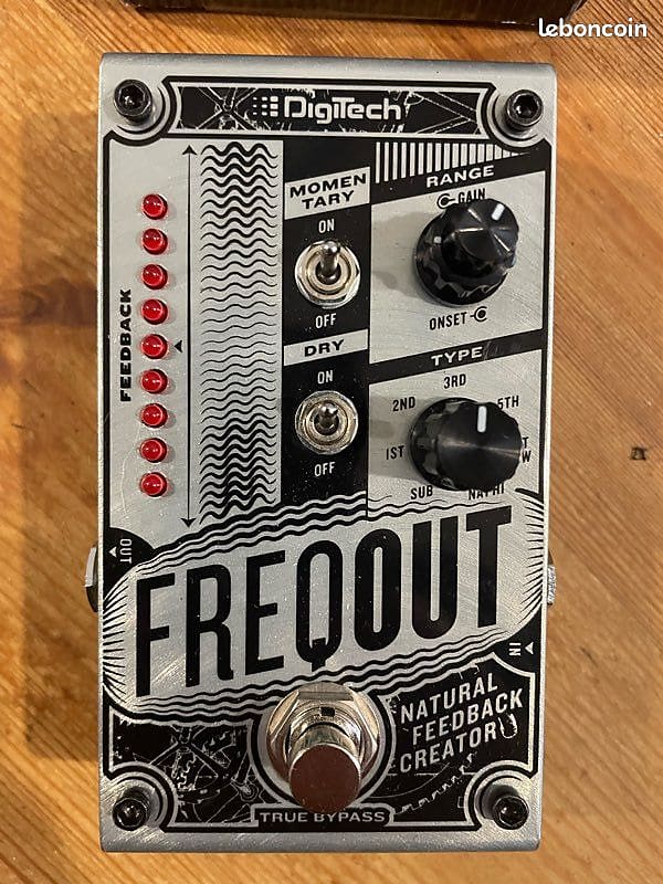 DigiTech FreqOut Natural Feedback Creator - Silver/Black | Reverb