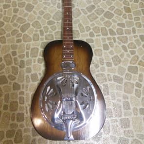 Dobro Cyclops 1932 resonator guitar, Sunburst, very rare | Reverb