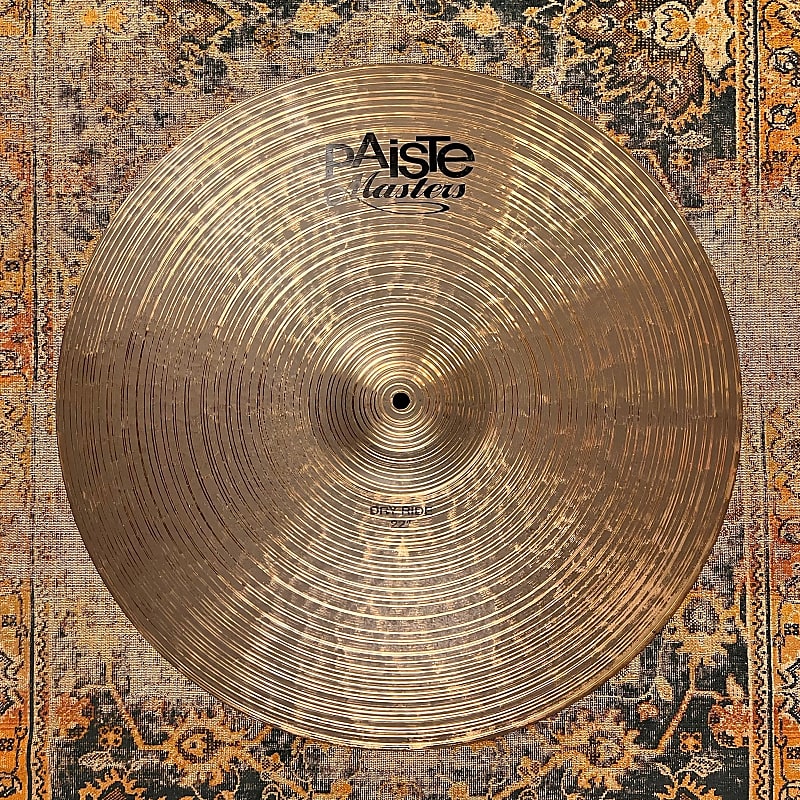 VIDEO! PAISTE MASTERS DRY RIDE 22" 2620 g CLEAN DRY DON’T PAY | Reverb