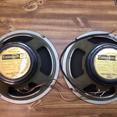 matching pair of 12' Fane heavy duty guitar speakers HH - | Reverb