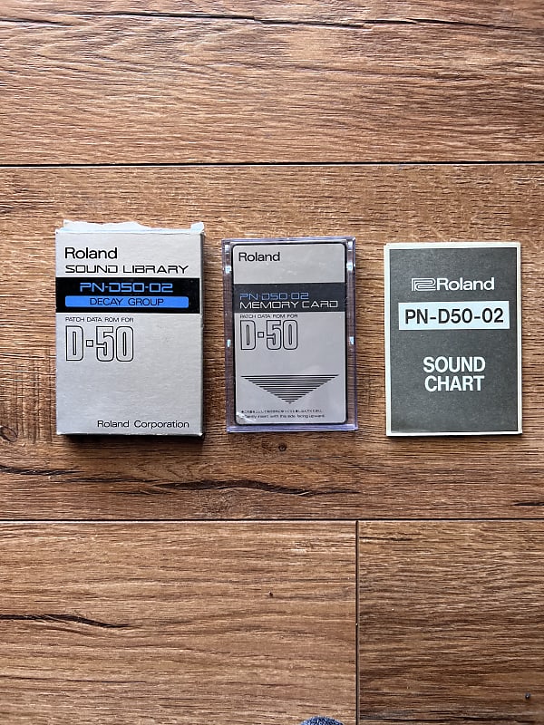Roland PN-D50-02 Factory Patch Data Rom for D50 Memory Card | Reverb