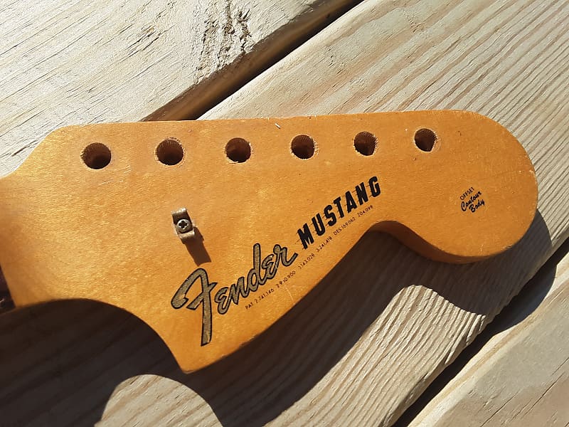 Fender Mustang 1966 guitar neck Musicmaster Duo Sonic | Reverb