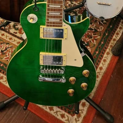 IYV ILS-300 Emerald Green LP Single-Cutaway Electric Guitar | Reverb