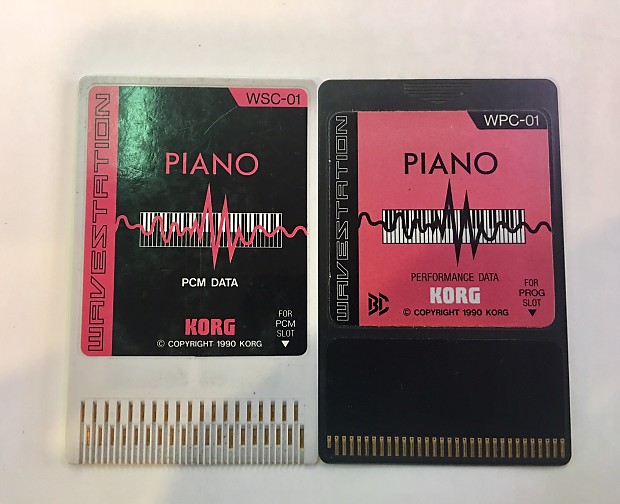 Korg Wavestation Piano PCM and Performance Rom Card Set | Reverb
