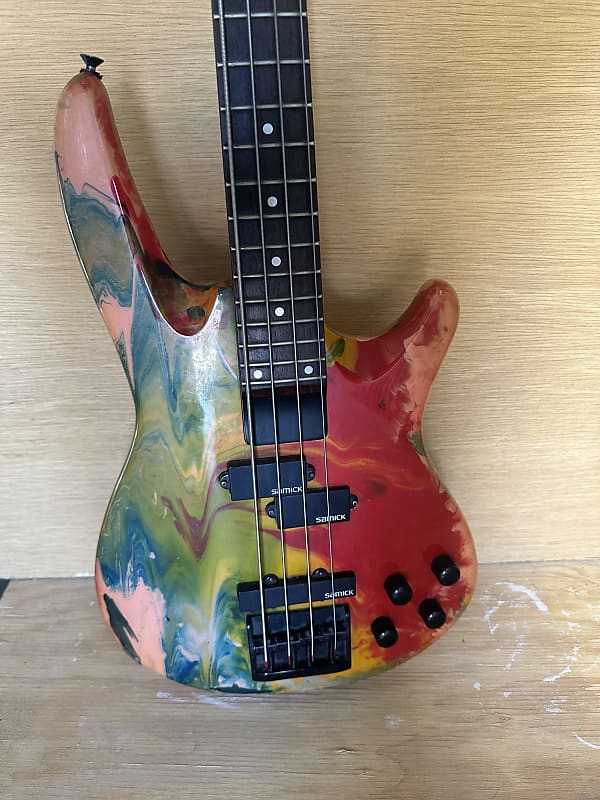 Samick Splatter bass | Reverb