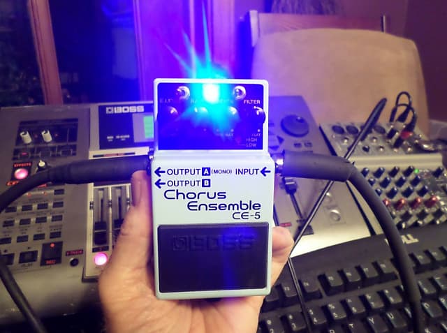 Modified Boss CE-5 from Modest Mike's Mods - Pink Label | Reverb