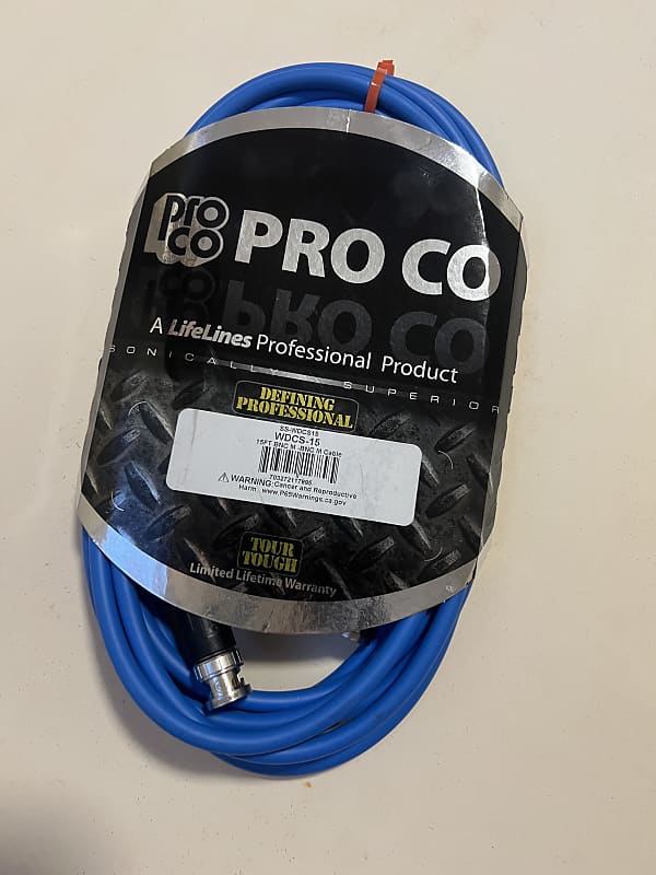 Pro Co WDCS-15 Premium Canare Word Clock Cable - 15 foot | Reverb