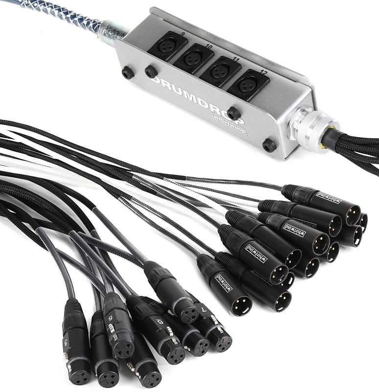 Whirlwind DrumDrop ND Stage Box and Snake - 25 feet | Reverb