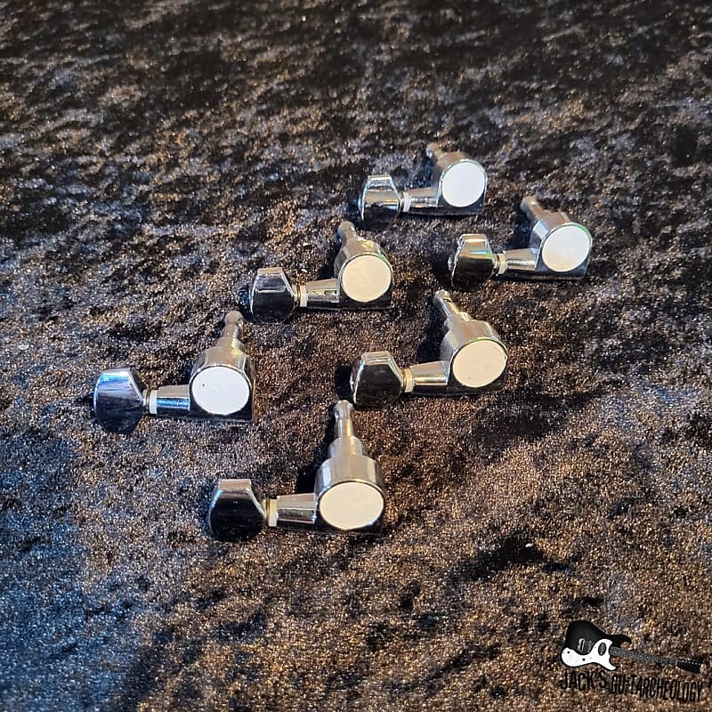 Squier 6-in-line Tuners (2022 - Silver) | Reverb