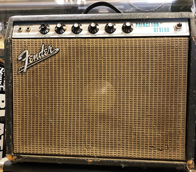 Fender Vintage 1979 Silverface Princeton Reverb 15 watt 1 x | Reverb