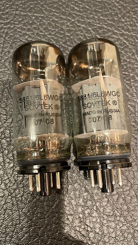 Sovtek 5881 6L6 GC Tubes Pair | Reverb