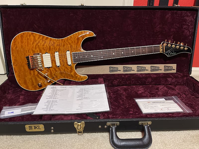 Suhr Mk1 custom shop 2014 Trans Caramel | Reverb