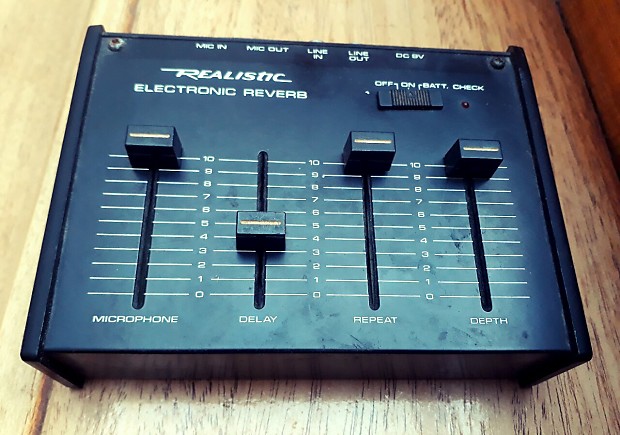 Realistic Electronic Reverb late 70s-early 80s Black | Reverb UK