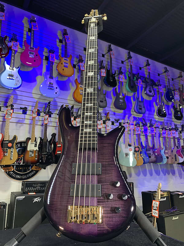Spector Euro 5 LT Bass Guitar - Violet Fade Gloss Authorized | Reverb