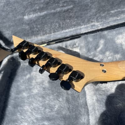 Jackson Firebird 1987 - Charcoal with red stripes | Reverb