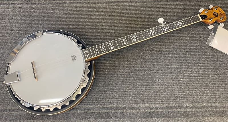 Oscar Schmidt OB5SP 5-String Banjo Natural Finish - Pro Setup | Reverb