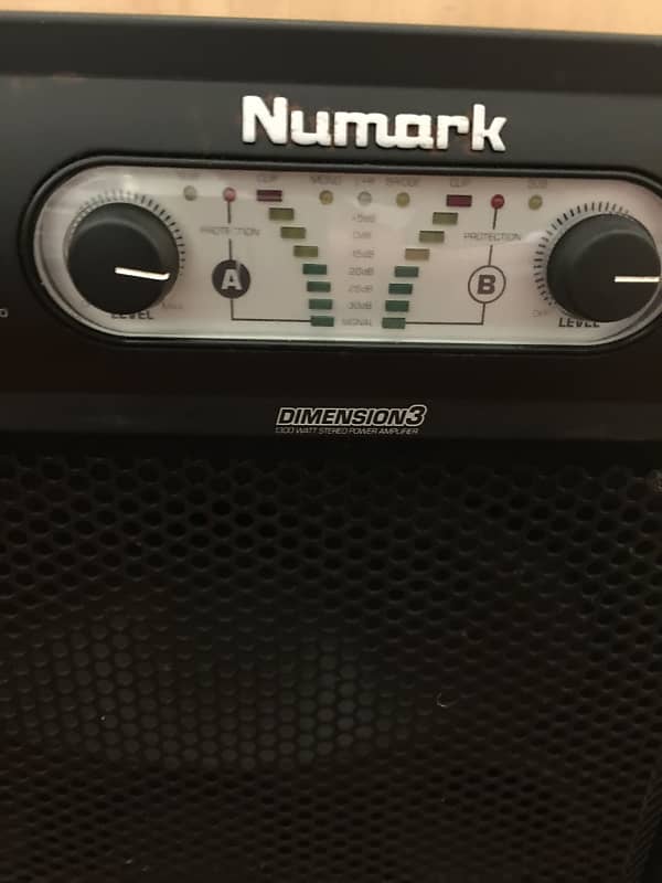 Numark Dimension 3 Power Amp 1300 watt Black | Reverb