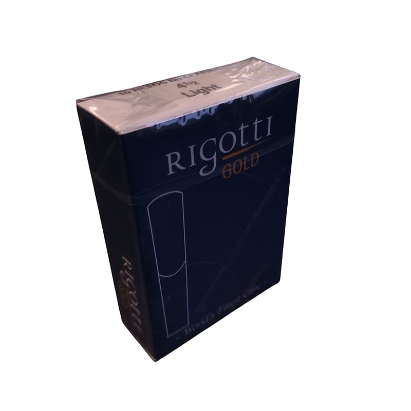 Rigotti Gold Bb Clarinet Reeds - Strength 4 1/2 Light - Box | Reverb