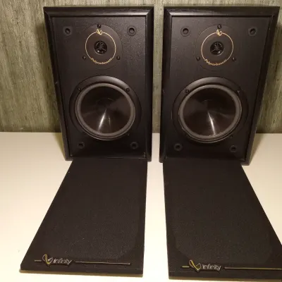 Infinity RS-225 Two-way Bookshelf Speakers Vintage 80s Tested | Reverb