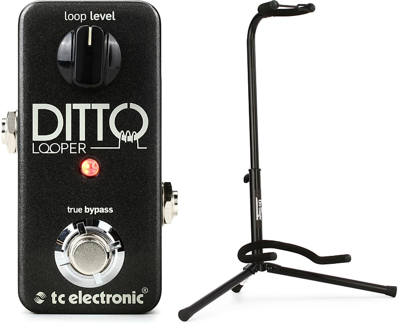 TC Electronic Ditto Looper Pedal Bundle with On-Stage XCG-4 | Reverb