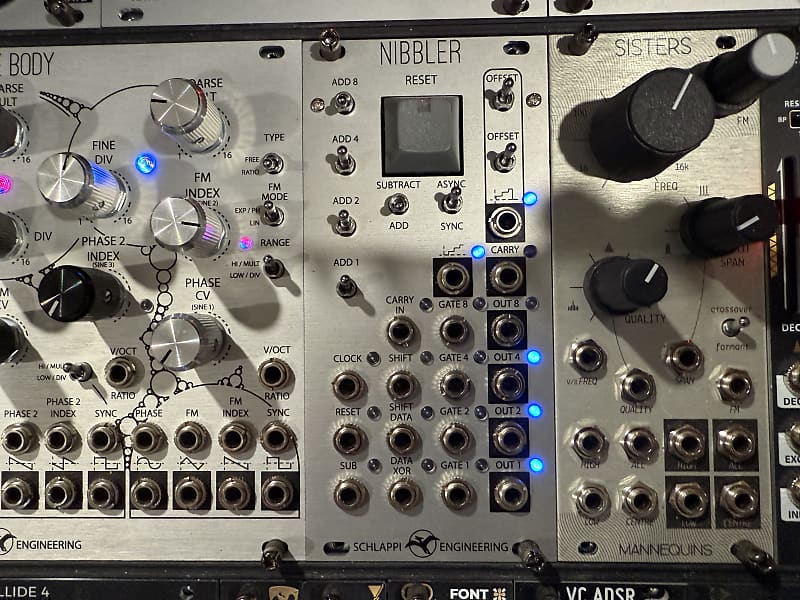 Schlappi Engineering Nibbler Eurorack Digital Shift Register | Reverb