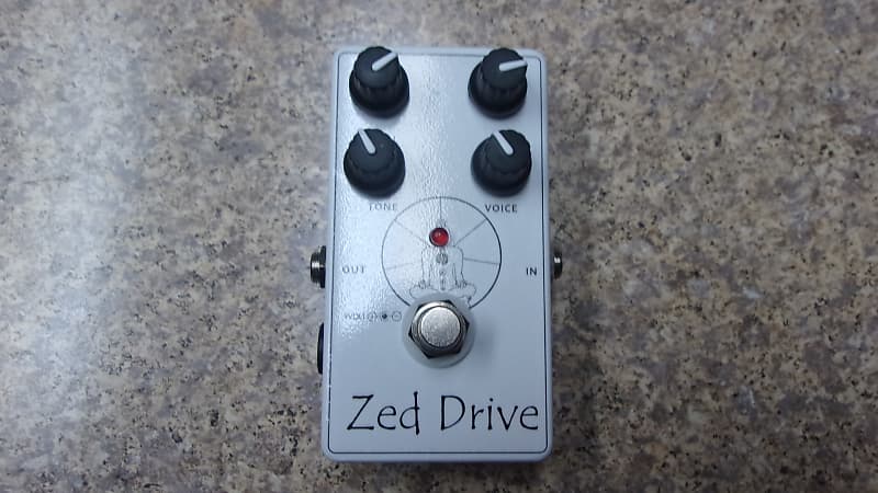 Zed Drive Overdrive Pedal / Zen Drive Clone - White | Reverb